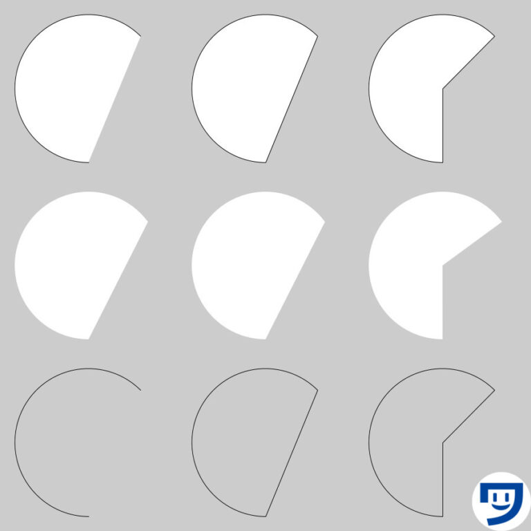 【Processing】arcの使い方【画像とコード付き】