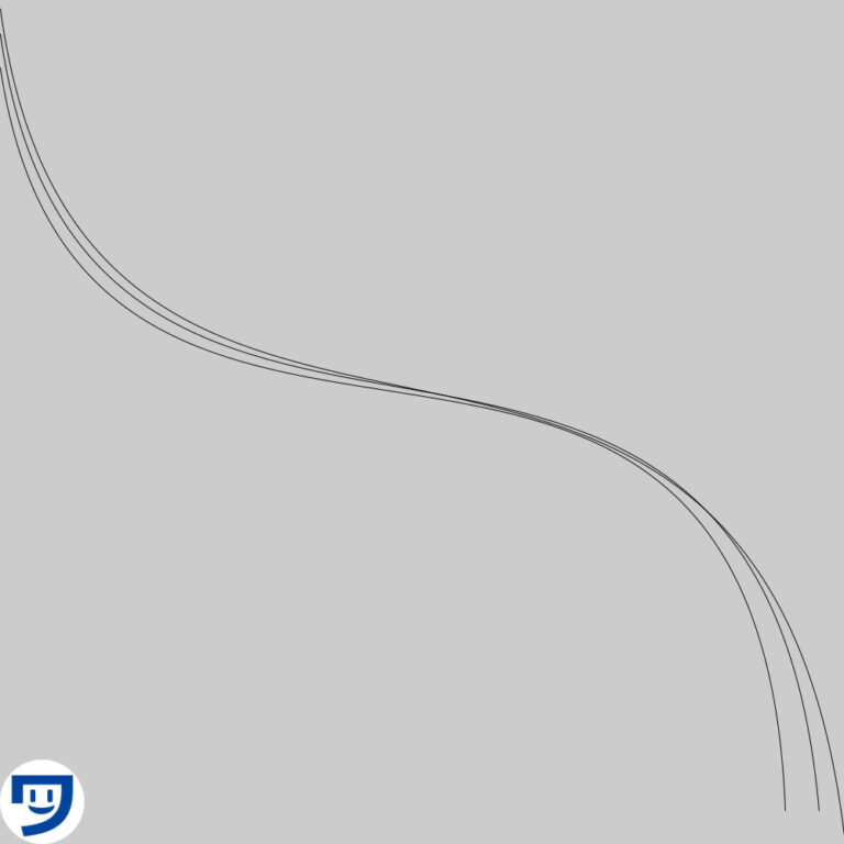 【Processing】ベジェ曲線の描き方を5STEPで解説【画像とコードつきで解説】